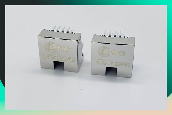 Low Profile 90 Degree Rj45 Connector Rj45 Modular Jack Shielded