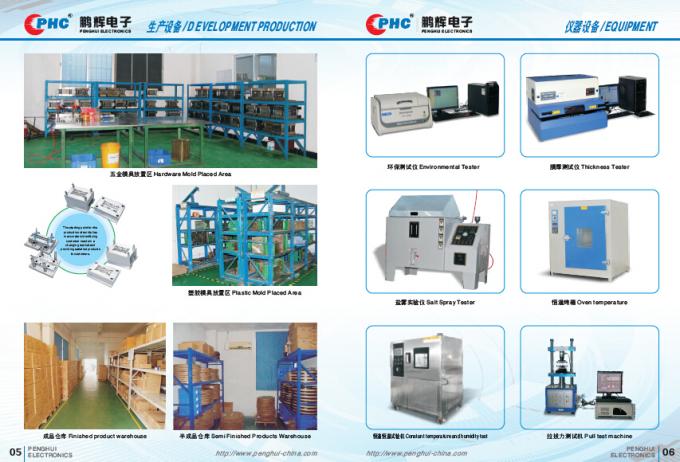 Double Low 44-60 Pins , 10 Pin Header SMT Female Pin Headers With Cap ...