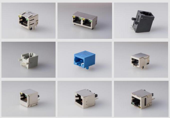 Network Switch Single Port RJ45 Female Jack Connector Tab Up Without ...